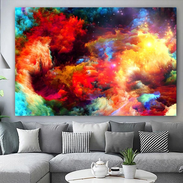 Colourful Wall Art - Etsy UK