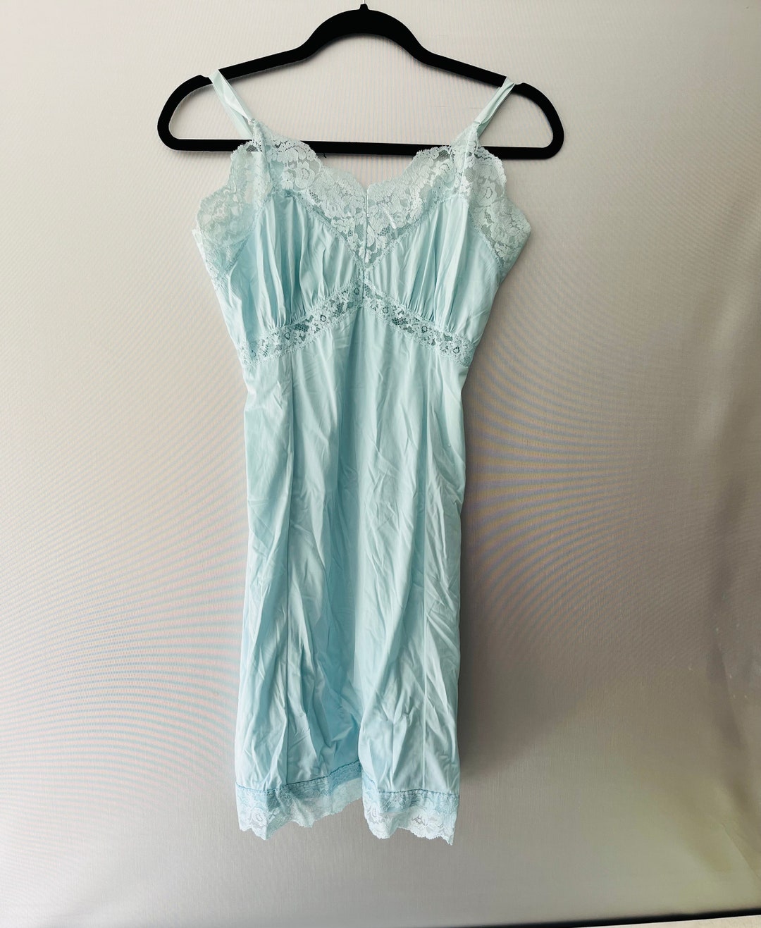 Short Blue Full Slip JC Pennies Adonna Size 36 - Etsy