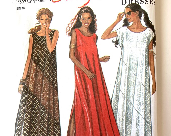 New Look Pattern 6229 Long Dress Size 8-18 FF Uncut, Easy 2 Hour ...