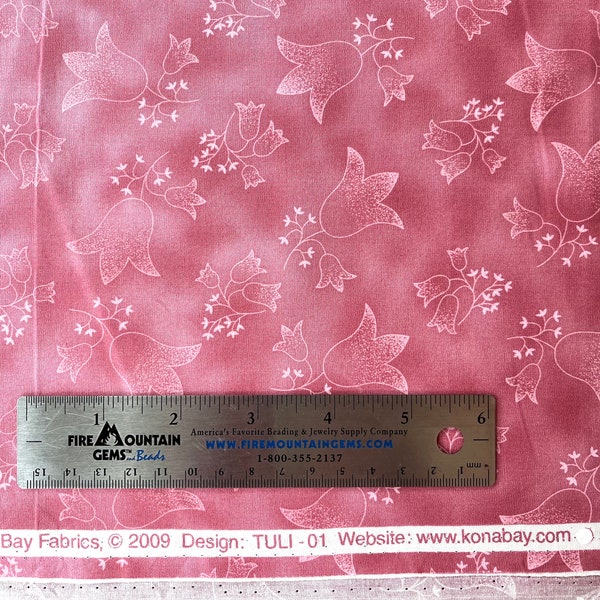 Pink Floral Fabric - Etsy