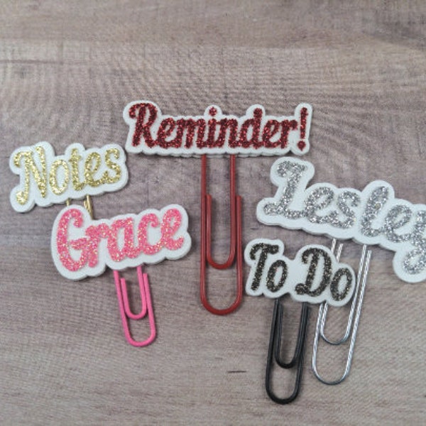 Planner Clips - Etsy