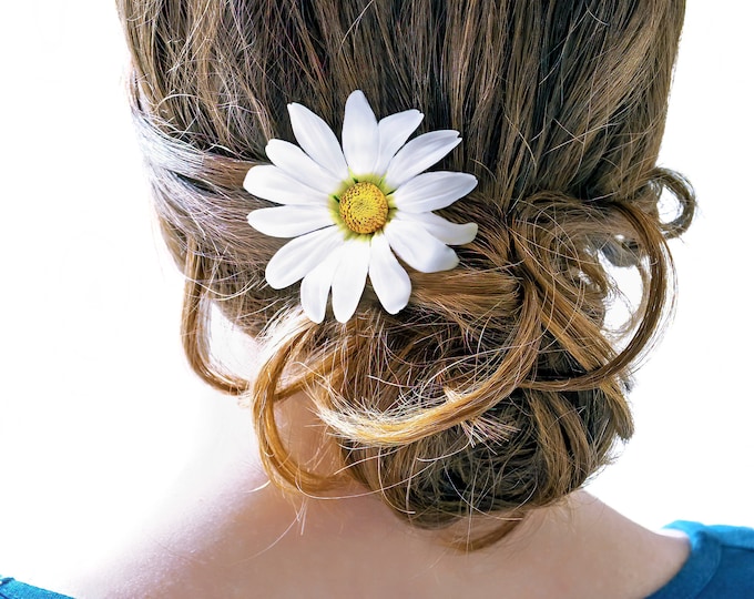 Daisy Hair Pin, Bridal Hair Piece, Wedding Hair Accessories, Delicate ...