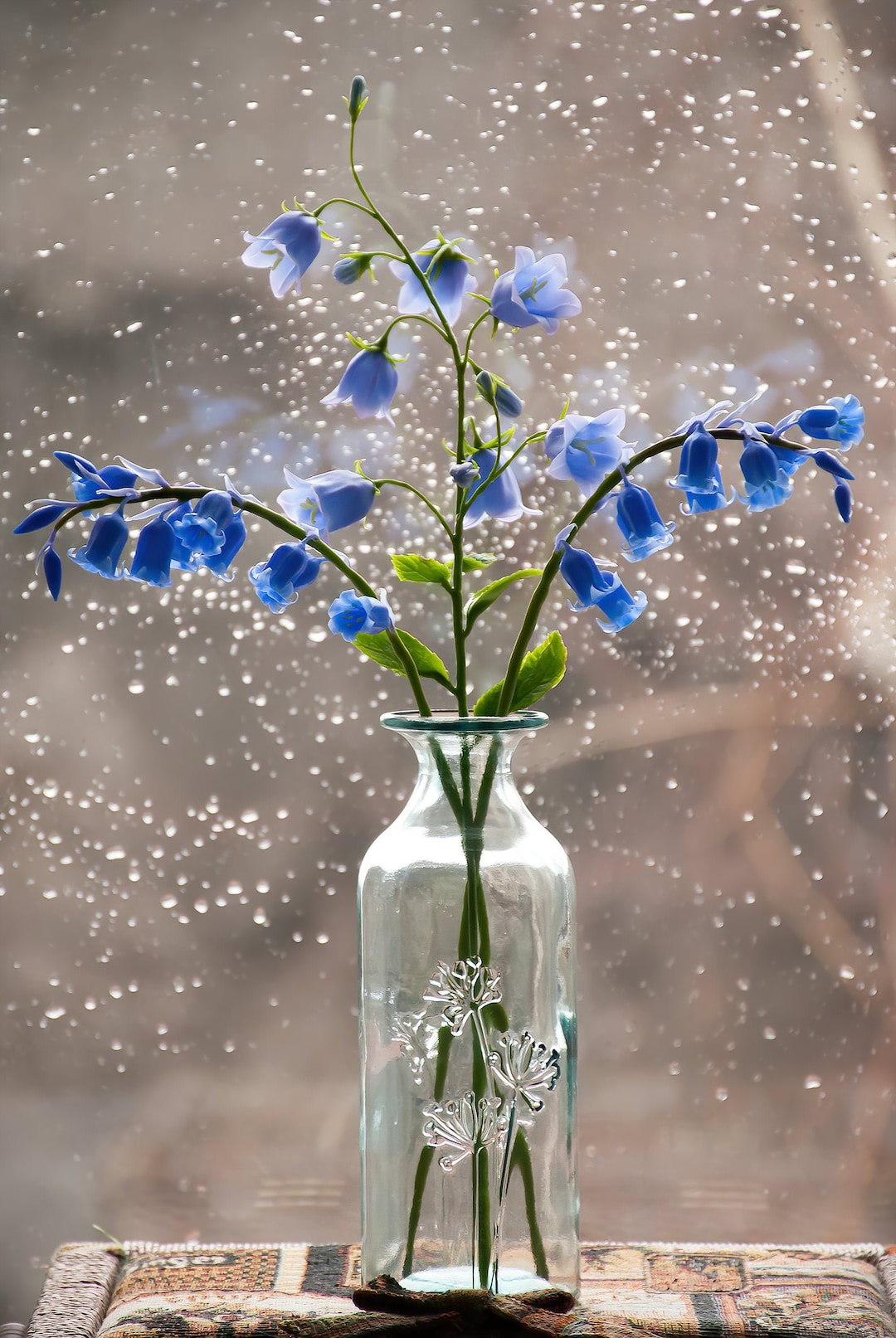 Artificial Bluebells for Home Decoration, Fake Bell Flowers ...