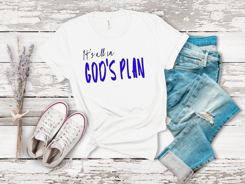 Gods Plan Tee - Etsy