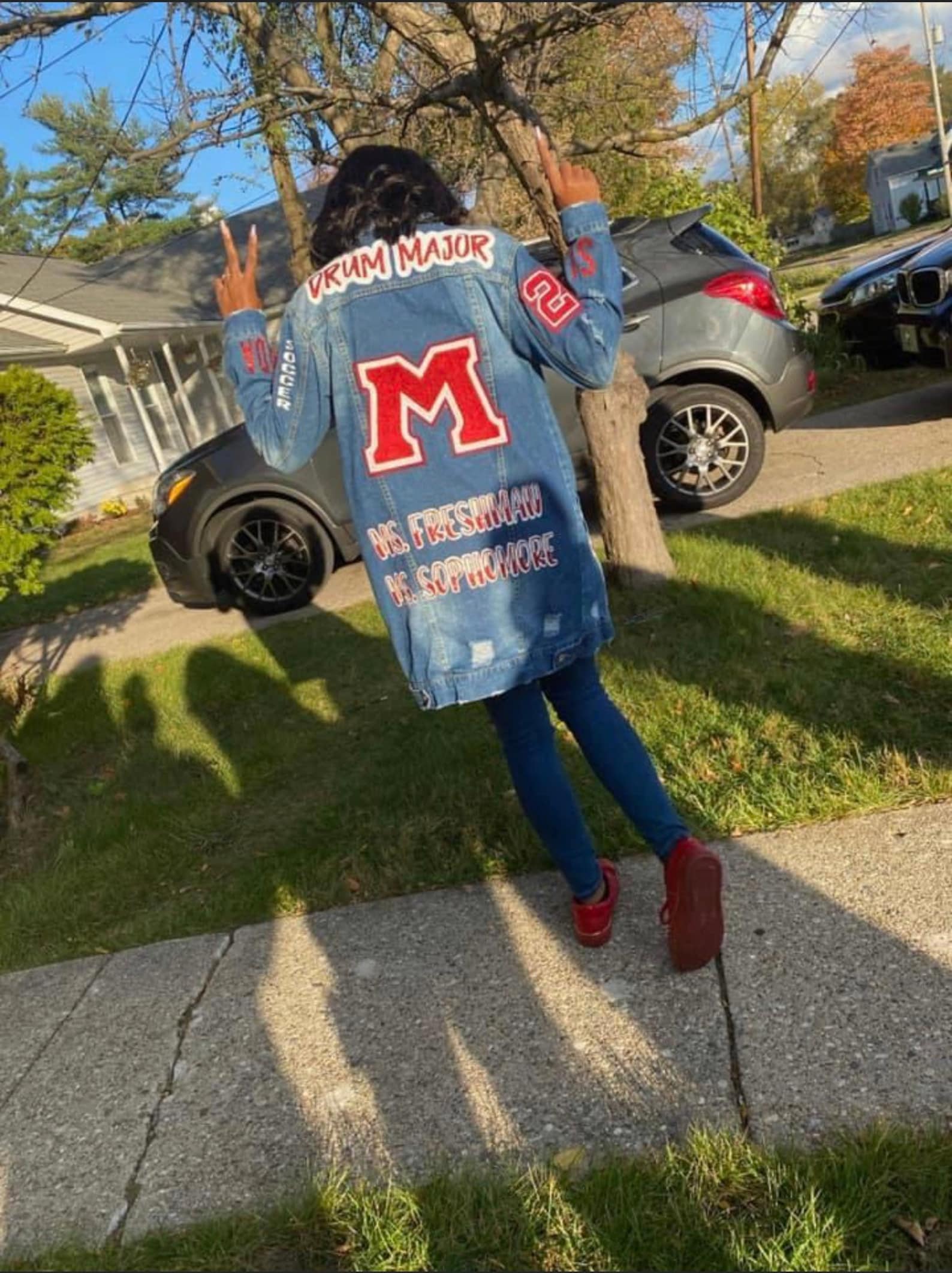 Greek Customized Longline Denim Jacket - Etsy