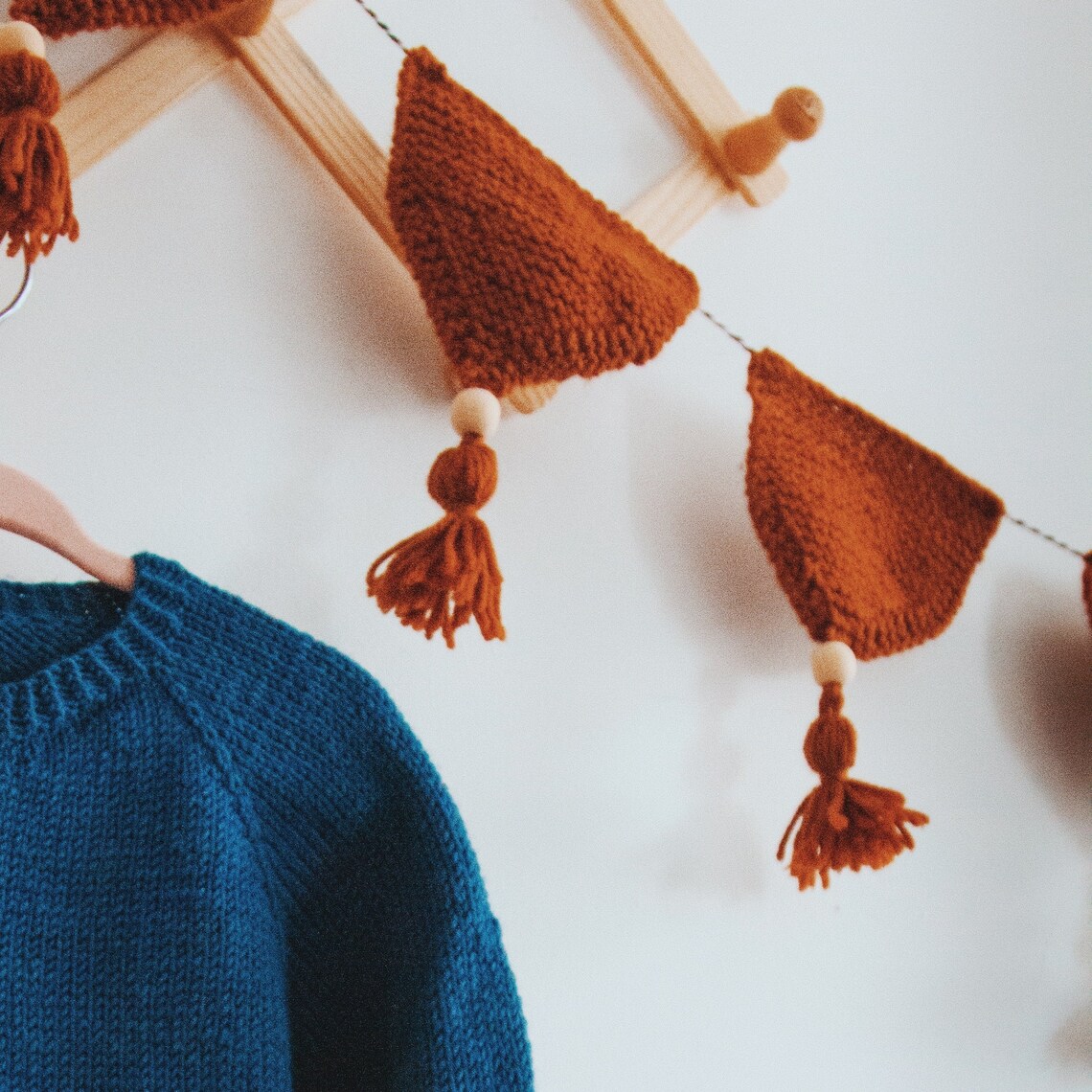 Knitted Bunting Knitting Pattern Pdf Download Tassel Bunting - Etsy Canada