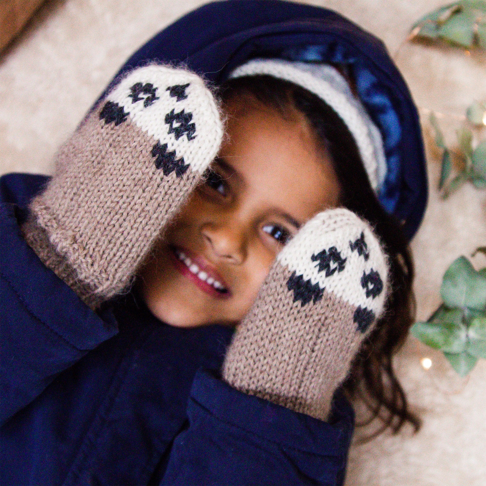 Panda Mittens Knitting Pattern for Babies and Children. PDF Knitting ...