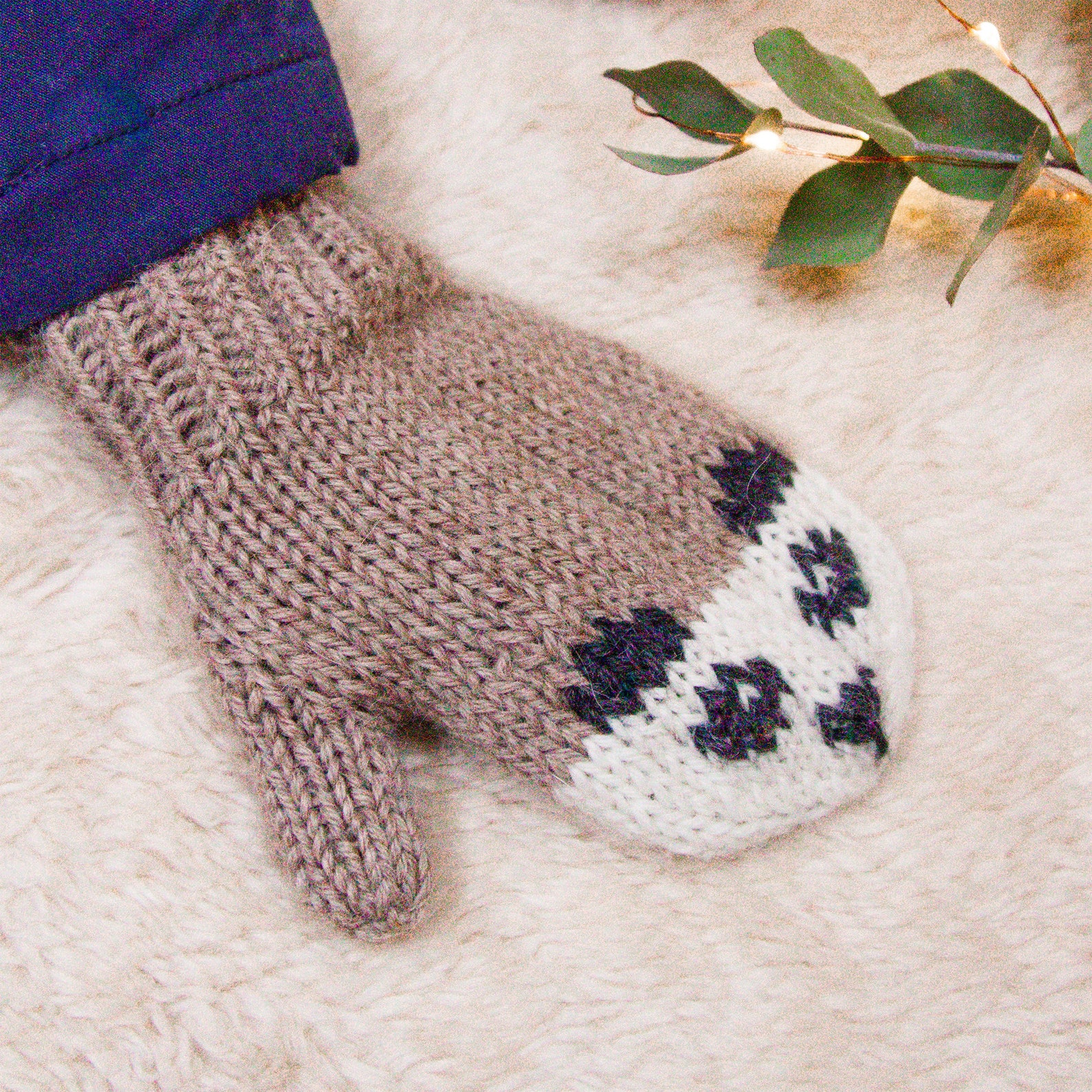 Panda Mittens Knitting Pattern for Babies and Children. PDF Knitting ...