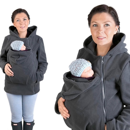 BASIC Babywearing Coat Jacket Baby Carrier Hoodie Kangaroo - Etsy