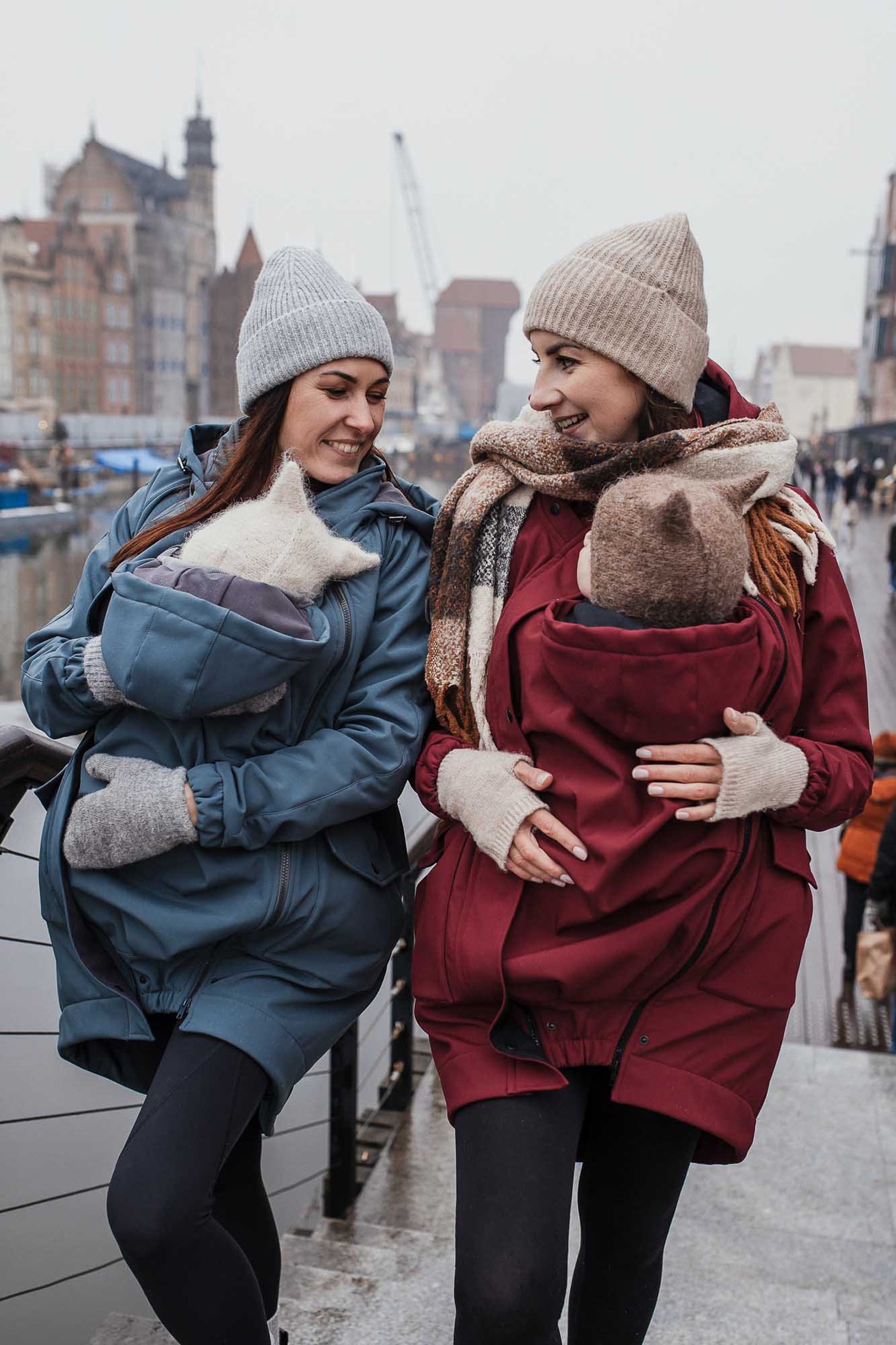 5in1 Babywearing Softshell Parka Coat , Maternity Coat, FRONT/BACK ...