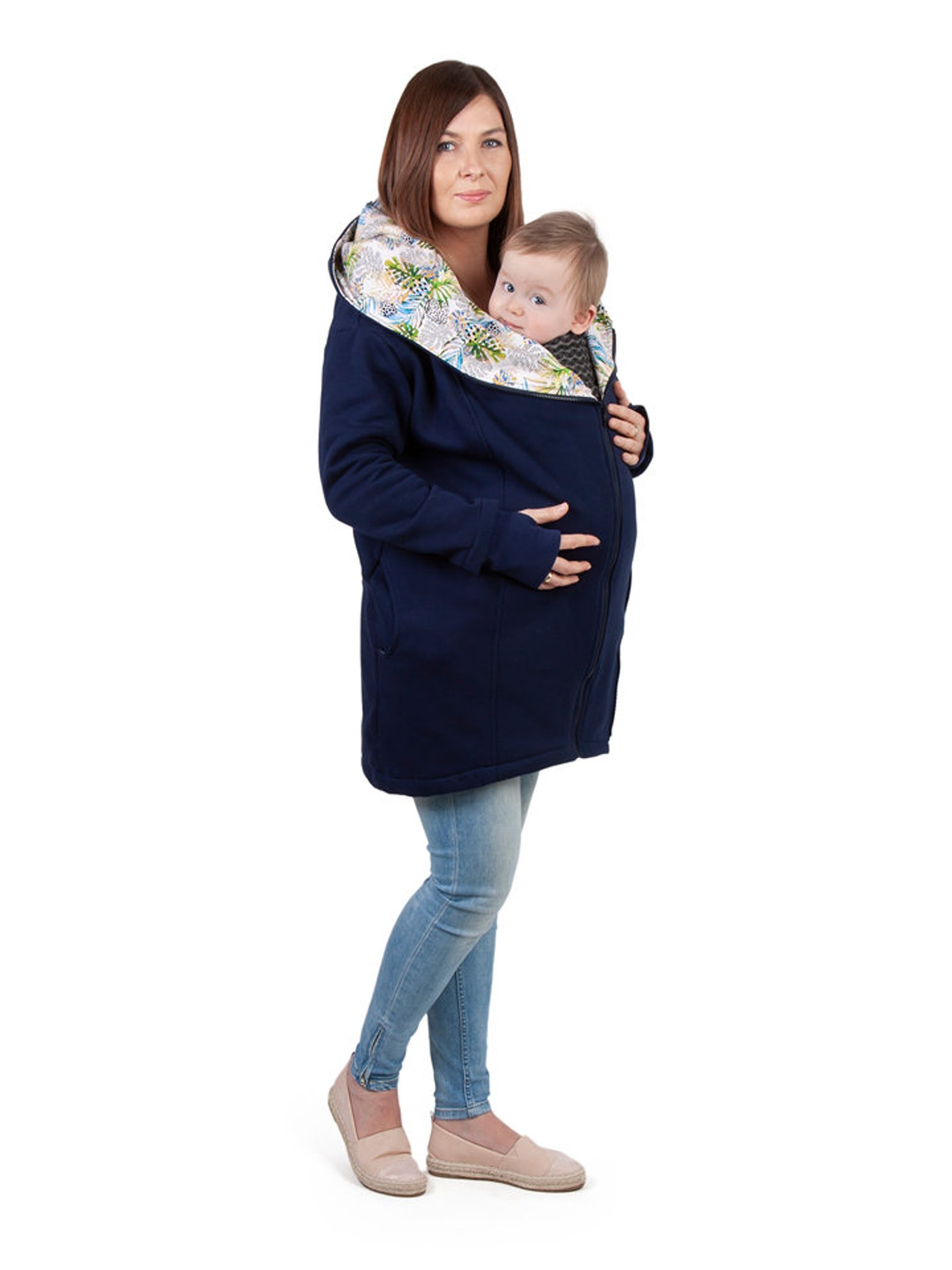 KAYA Babywearing Maternity Coat Jacket Street Style Babycarrier Warmer ...