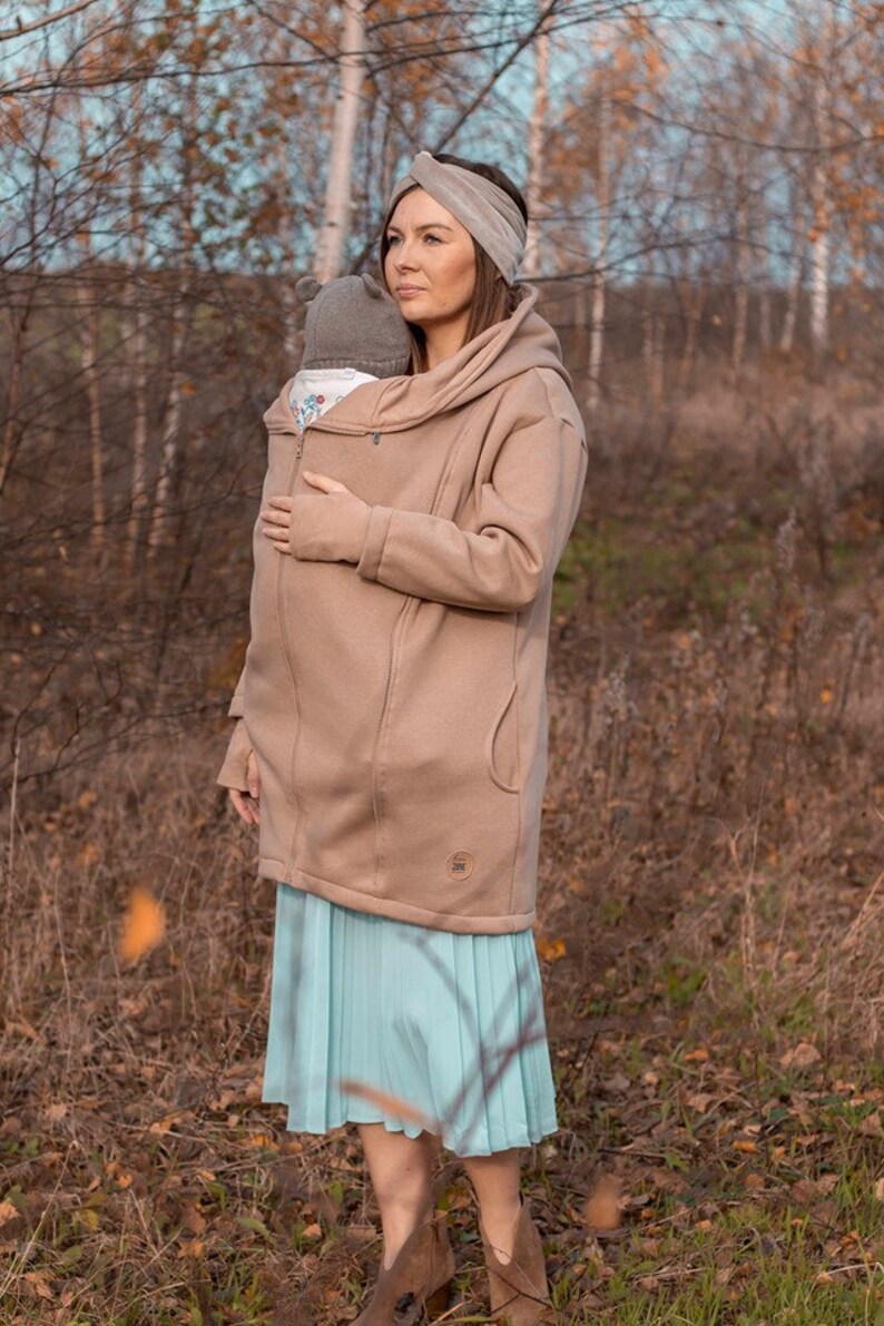KAYA Babywearing Maternity Coat Jacket Street Style Babycarrier Warmer ...