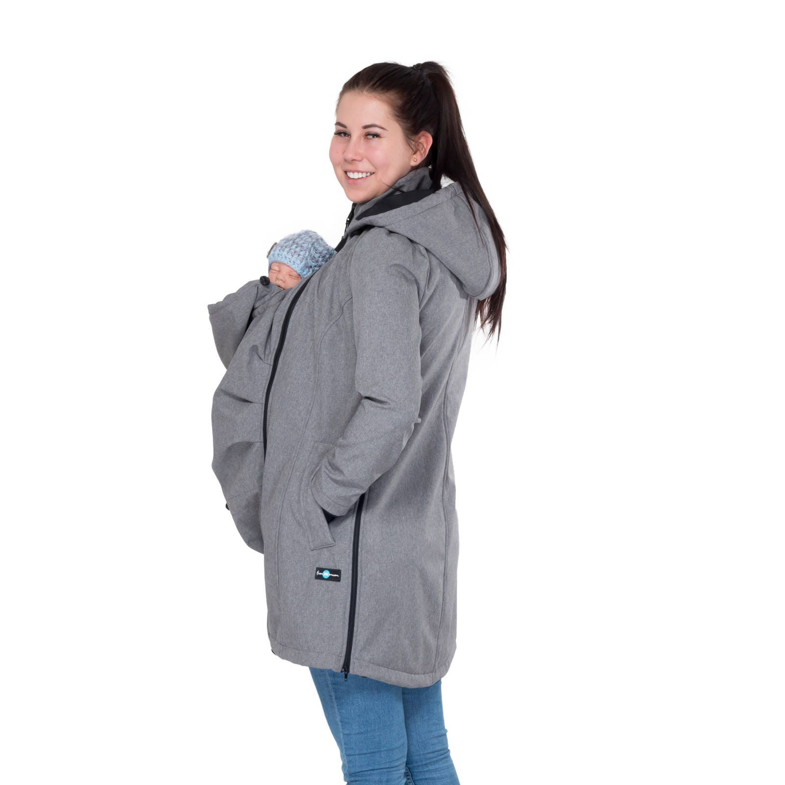 SOFTSHELL COAT Babywearing Coat, Maternity , Carrier Jacket, Carrying ...