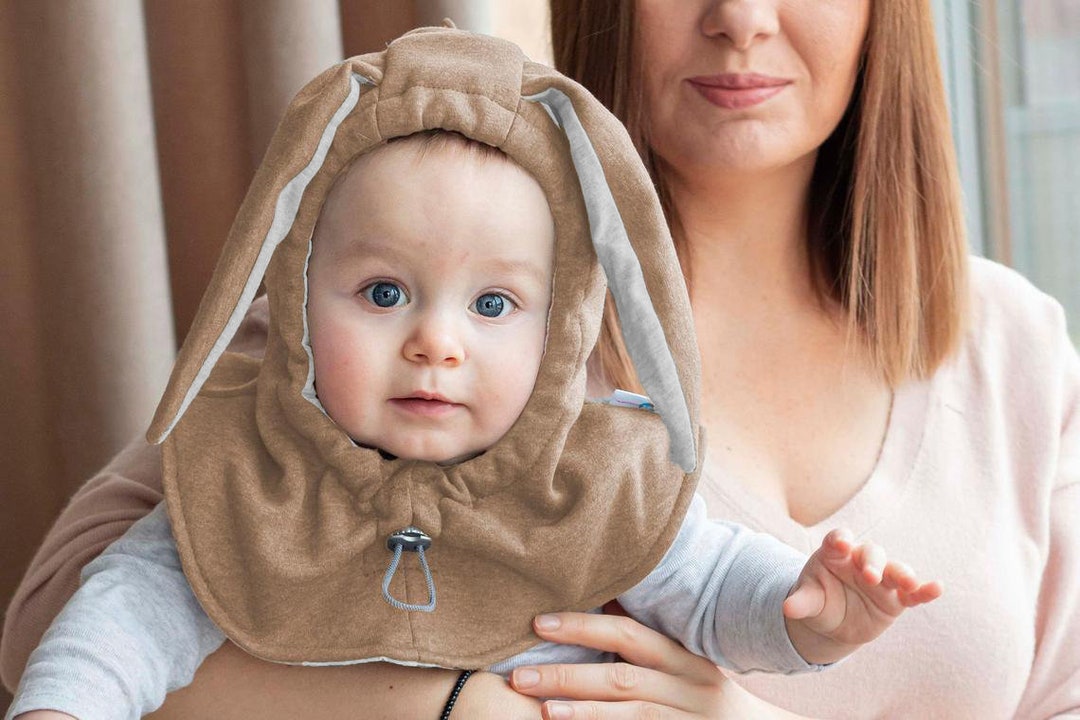 Fun2bemum 0-4 Years Hooded Cowl Baby Hatbaby Bunny Ears - Etsy