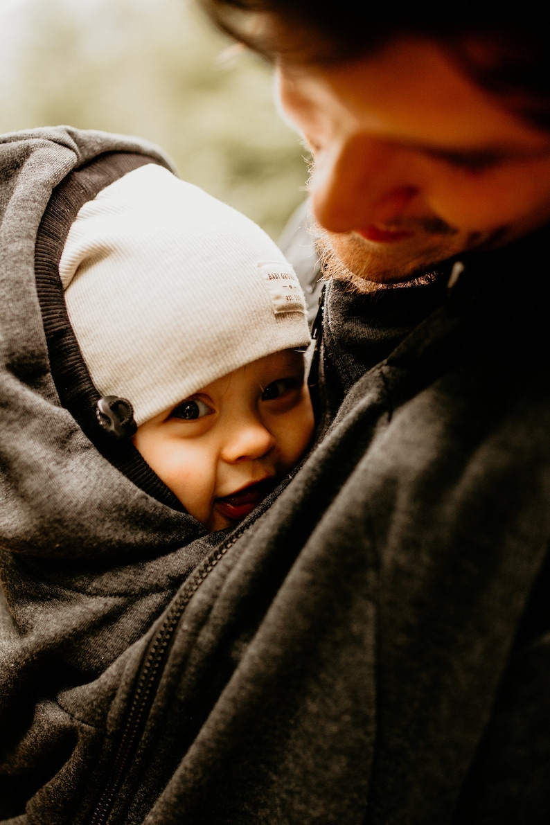 TOMY 3in1 Front/back MENS Babywearing Jacket for Dads Multifunctional ...