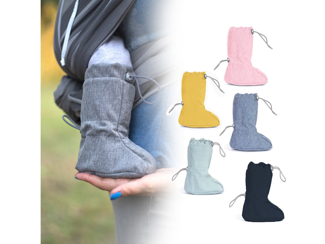 Fun2bemum 0-1 Year Babywearing Softshell Boots, Stay-put Booties ...