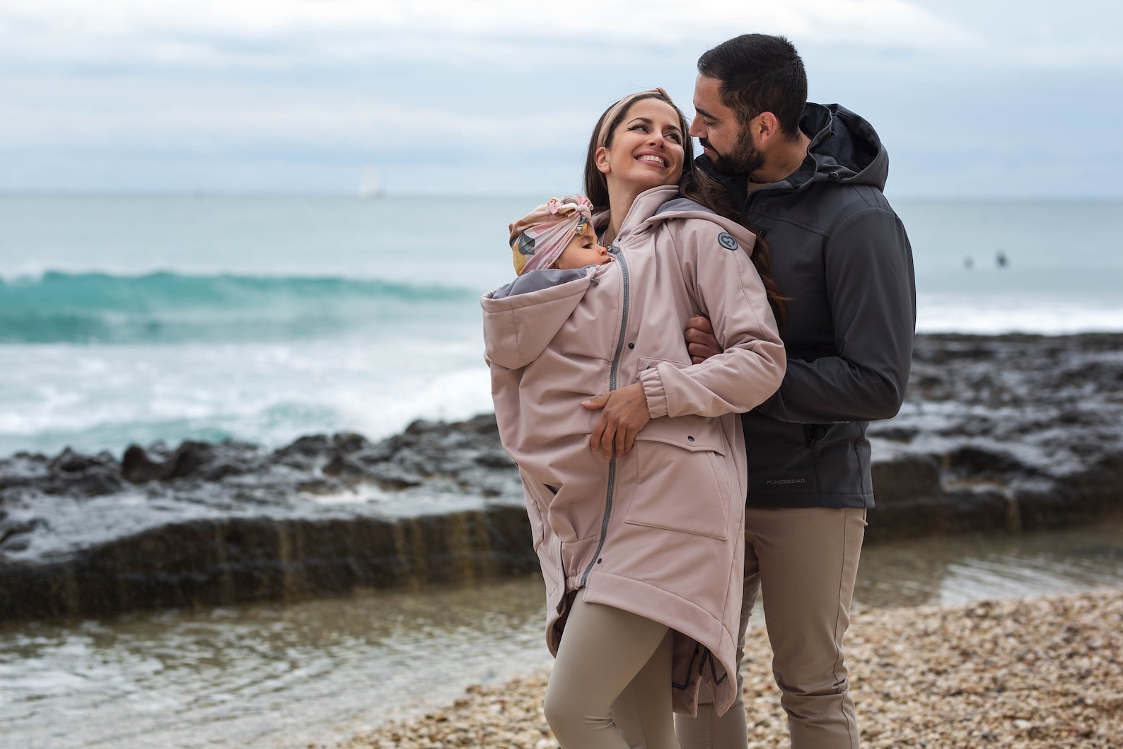 5in1 Babywearing Parka Coat , Maternity Coat, FRONT/BACK Carrying ...