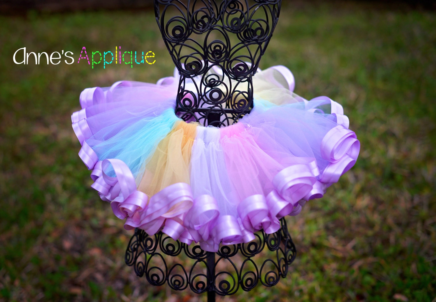 Rainbow Tulle Tutu 6m-5t Pastel or Vivid | Etsy