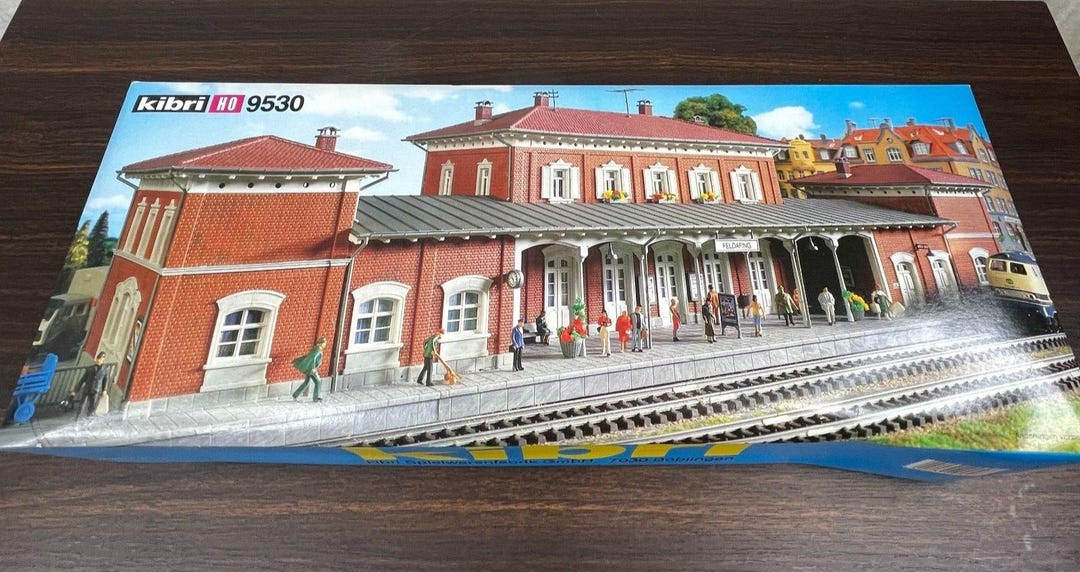 Vintage Kibri HO Scale 9530 Feldafing Train Station Made in West ...
