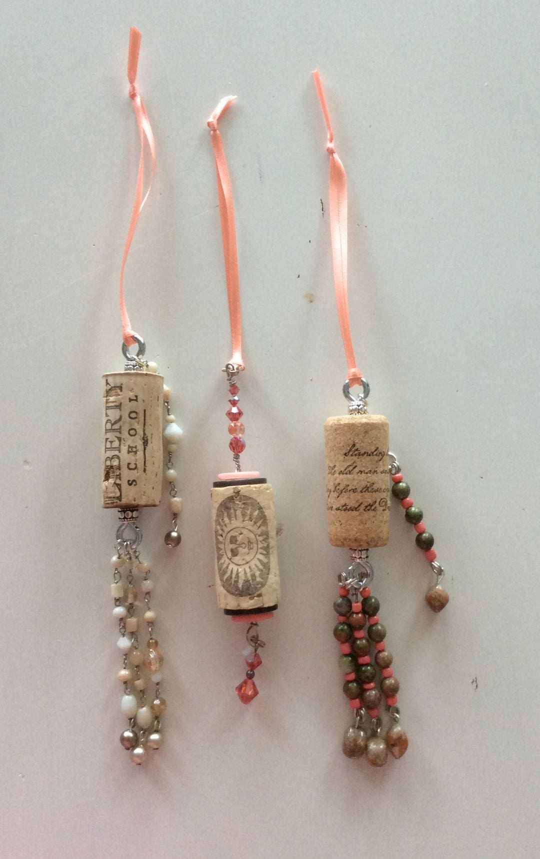 Wine Cork Ornaments, Set of 3 - Etsy