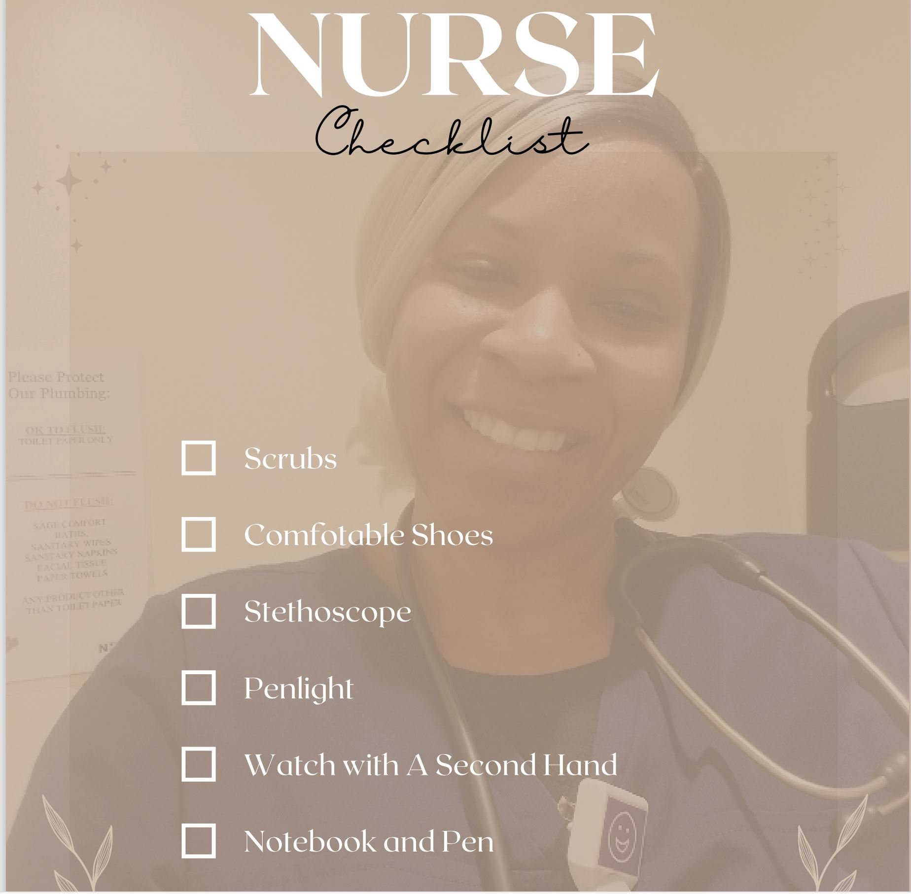 Editable Nurse Daily Checklist, Printable Daily Checklist, Daily Work ...