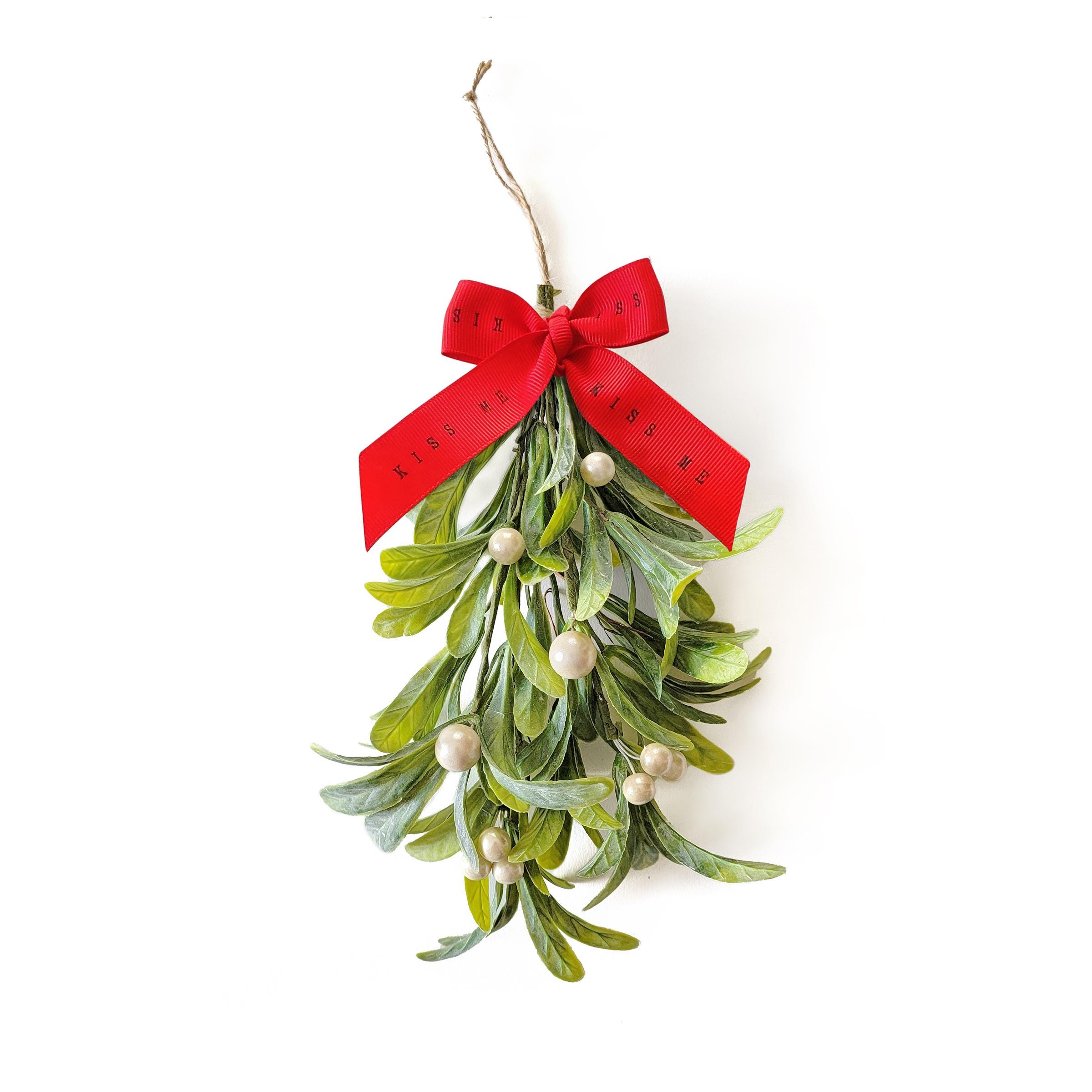 Hanging Mistletoe , Mistletoe Ball , Christmas Decor , Stocking Stuffer ...