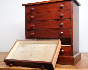 Antique Wood Display Box - Etsy