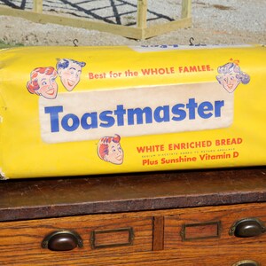 Vintage 1950s Nickles Toastmaster Bread Sign Store Display Bakery Lima ...