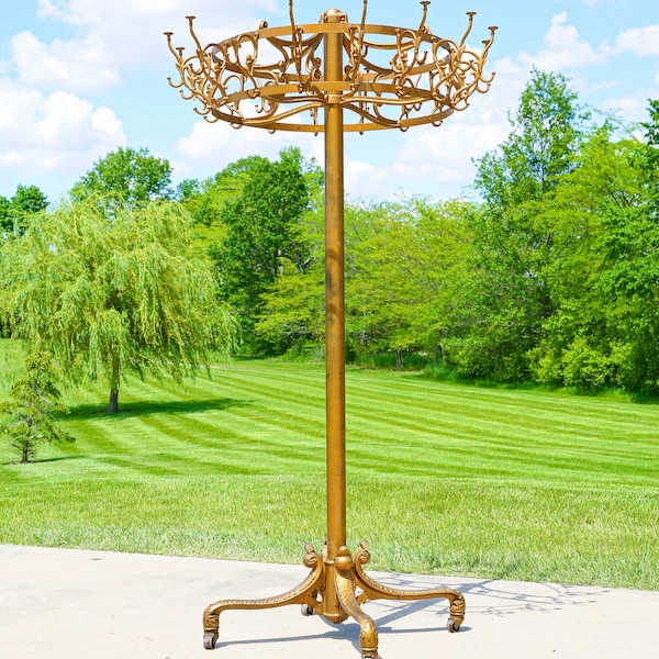 Vintage Cast Iron Clothing Rack Clothing Rack - Etsy