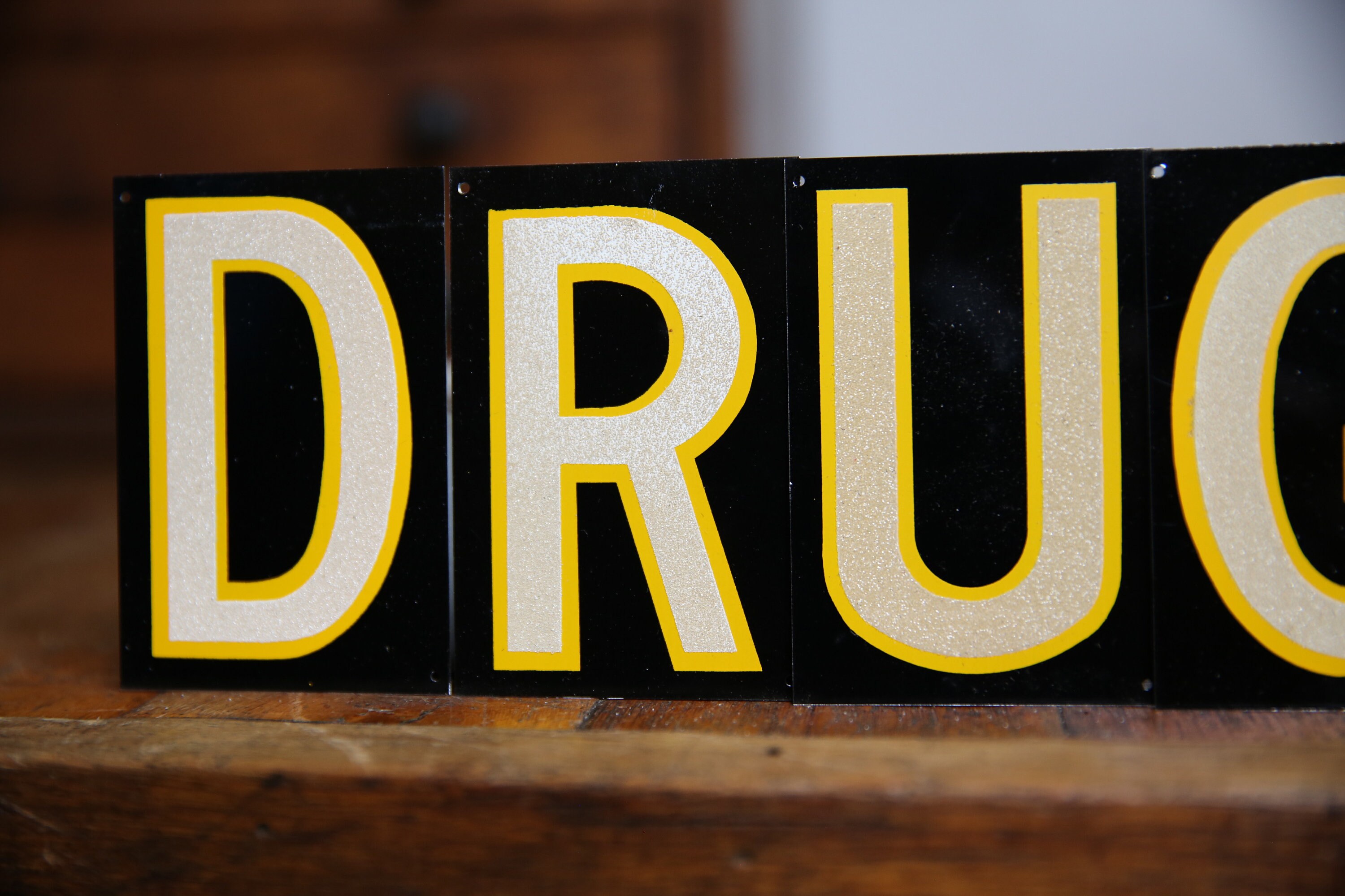 Vintage Apothecary Drug Store Sign Medical Bottles Jars Metal ...