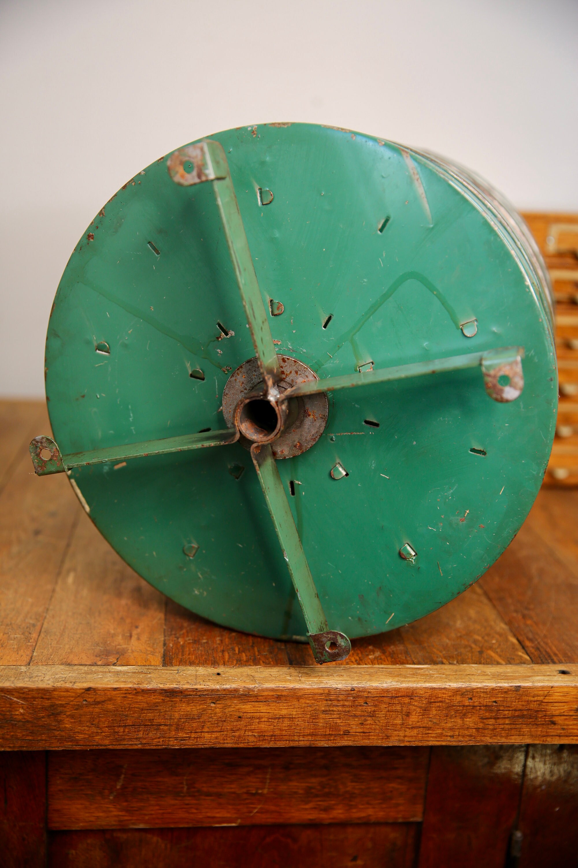 Vintage Industrial Rotating Parts Tool Bin Metal Countertop Shop ...