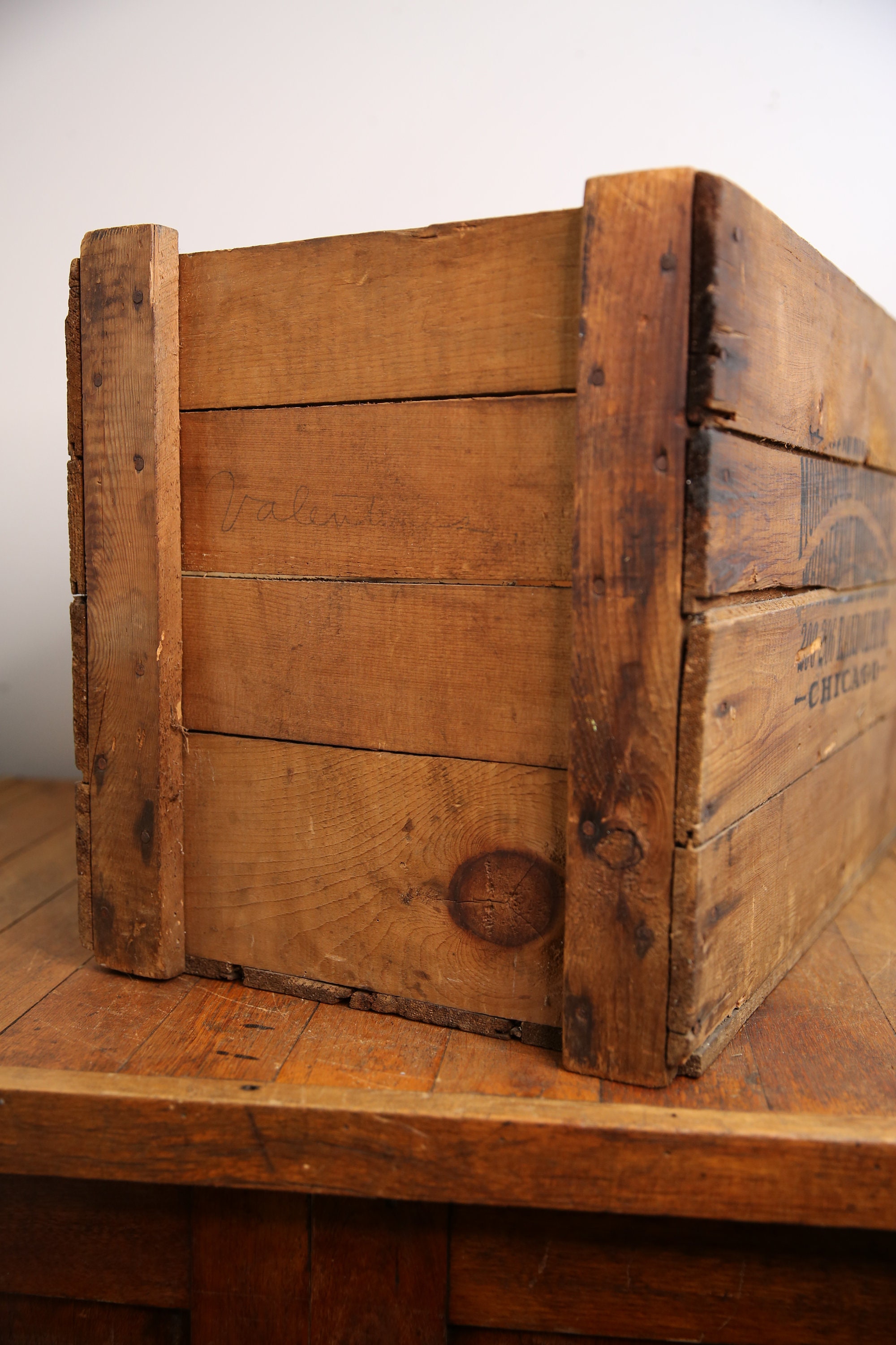 Antique Apothecary Druggist Wood Crate Box Chest Morrison Plummer Co ...