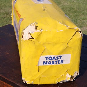 Vintage 1950s Nickles Toastmaster Bread Sign Store Display Bakery Lima ...