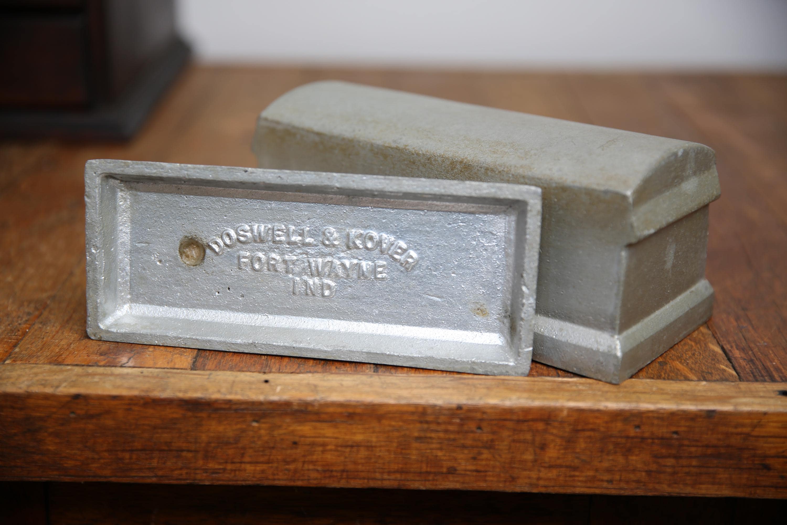 Vintage Funeral Home Salesman Sample Coffin Vault Oddity Fort Wayne IN ...