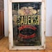 Antique Sauer's Extract Glass Display Cabinet Countertop Store Wood ...