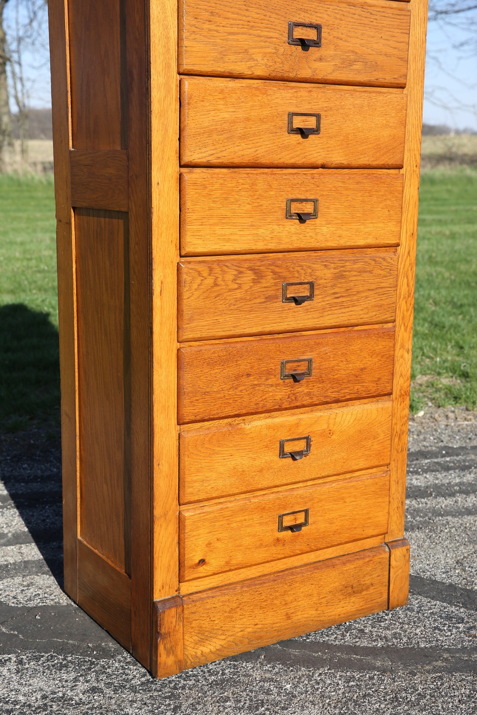 Antique Apothecary Cabinet Wood File Box Document Storage - Etsy