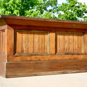 Antique Store Counter Kitchen Island Wood Bar General Store Vintage ...