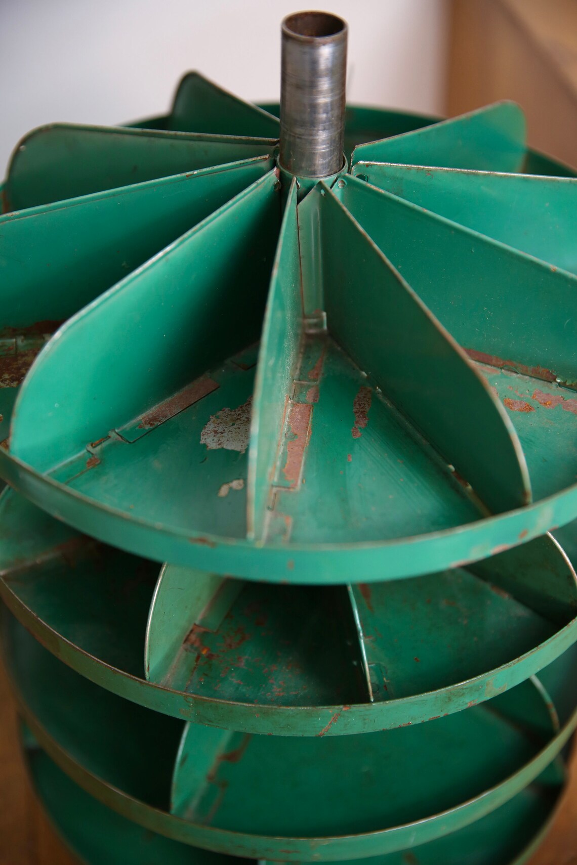 Vintage Industrial Rotating Parts Tool Bin Metal Countertop Shop ...