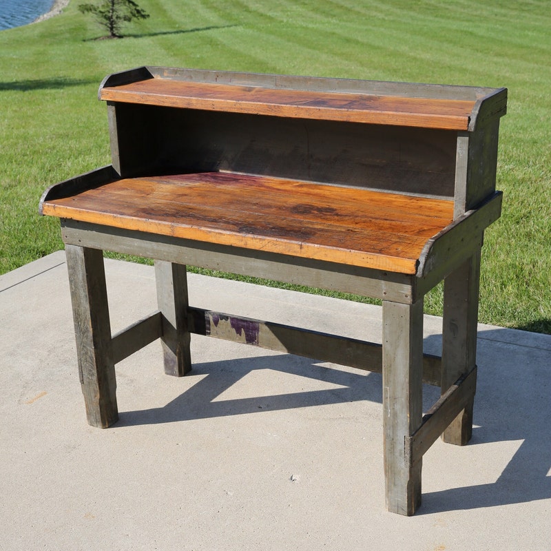 Primitive Work Table - Etsy