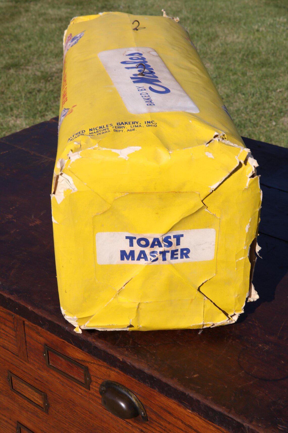 Vintage 1950s Nickles Toastmaster Bread Sign Store Display Bakery Lima ...