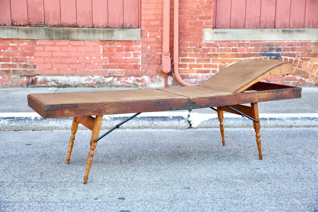 Antique Funeral Cooling Embalming Traveling Table Mortuary Head Rest ...