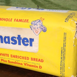 Vintage 1950s Nickles Toastmaster Bread Sign Store Display Bakery Lima ...