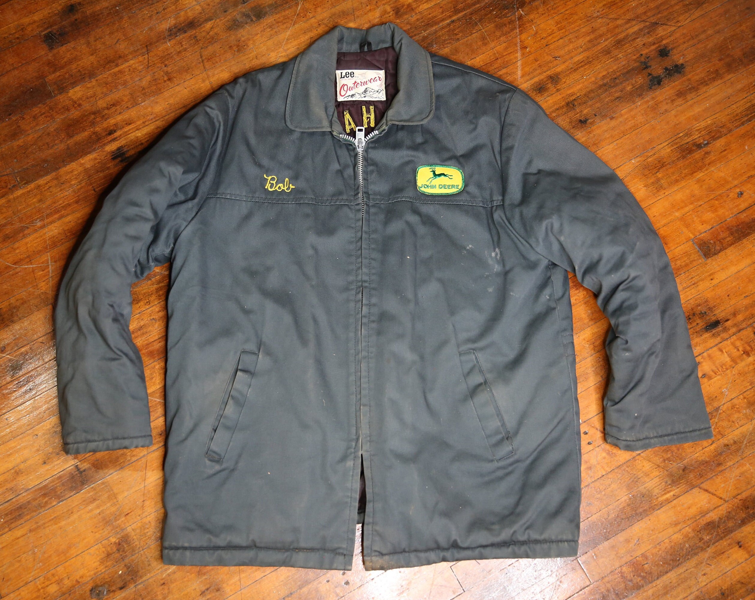 Vintage John Deere Workwear Jacket Lee Outerwear Mens L Thomas Hardware ...