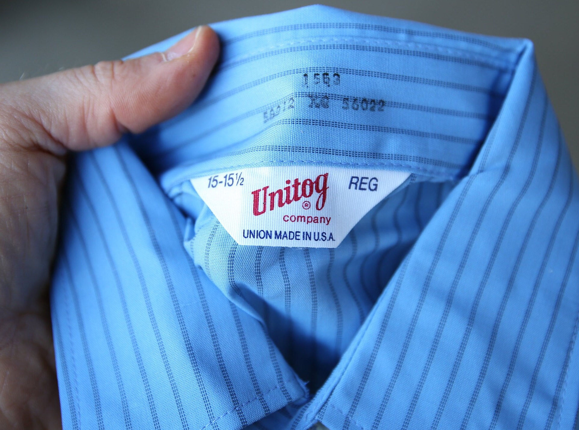 Vintage Firestone Gas Station Uniform Work Shirt Deadstock Mens Size 15 ...
