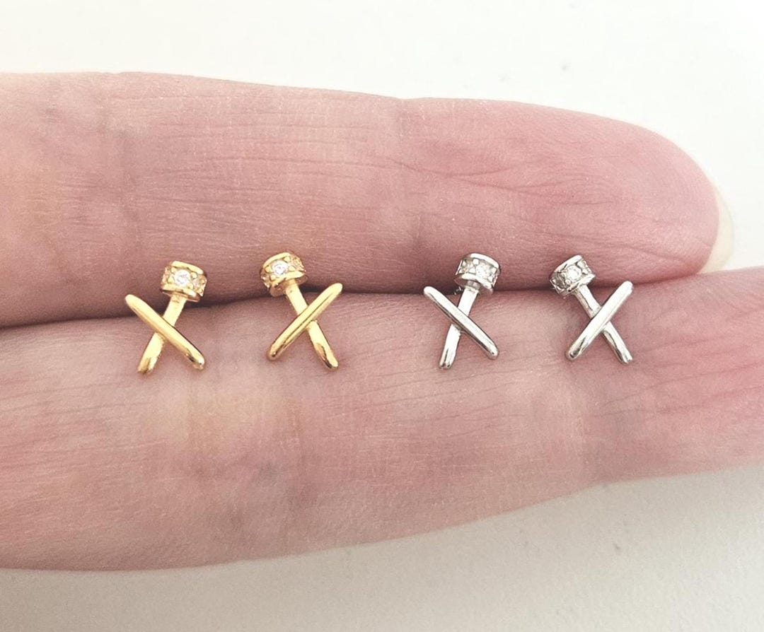 Modern Geometric Criss Cross Earrings Sterling Silver | Unique Cool ...