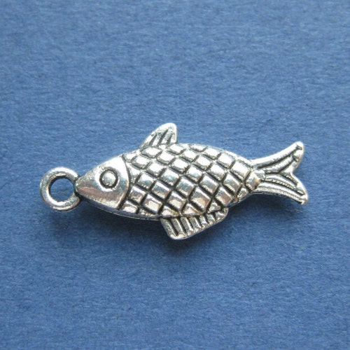 10 Fish Charms Fish Pendants Animal Charms Antique - Etsy