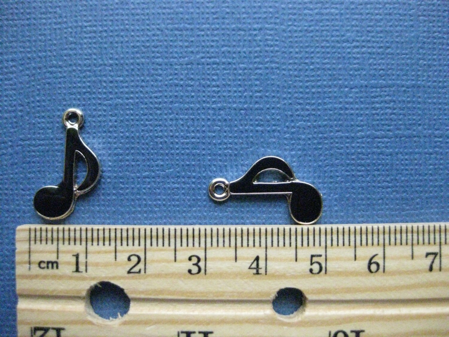 10 Quaver Charms Music Note Charms Music Note Pendants | Etsy