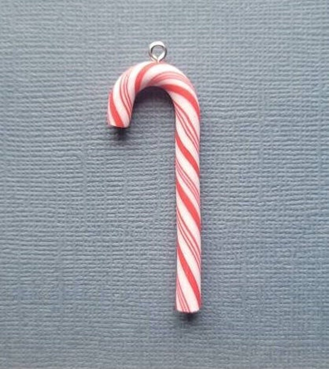 4 Candy Cane Charms - Candy Cane Pendants - Candy Cane - Clay Charm ...