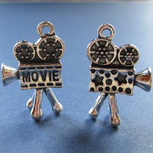 6 Movie Camera Charm - Movie Camera - Film Projector - Movies - Camera ...