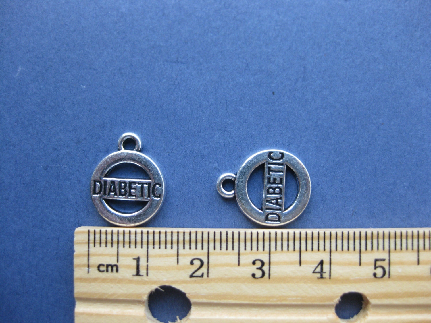 5 Diabetic Charms Diabetic Pendants Diabetic Medical | Etsy